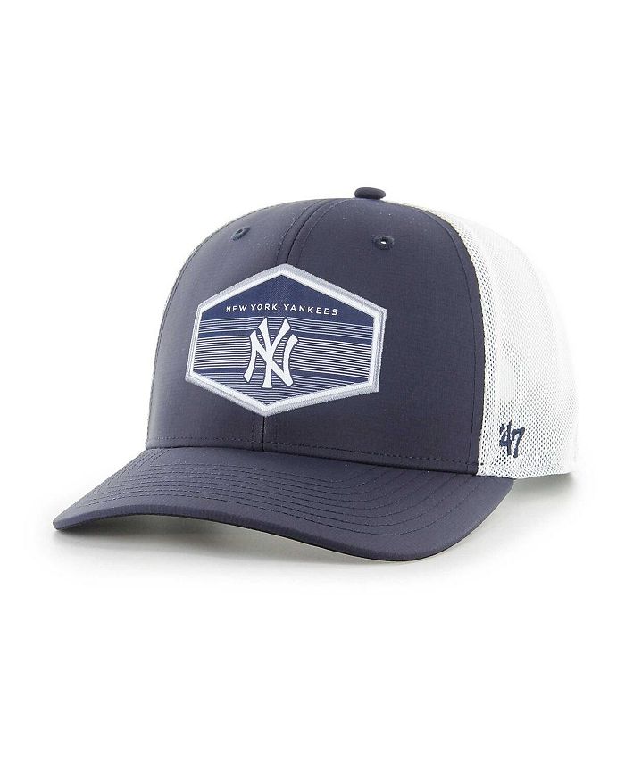 '47 Brand Men's Navy, White New York Yankees Burgess Trucker Snapback ...