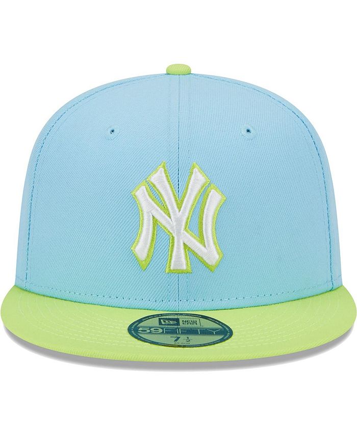 New Era Men's Light Blue and Neon Green New York Yankees Spring Color ...