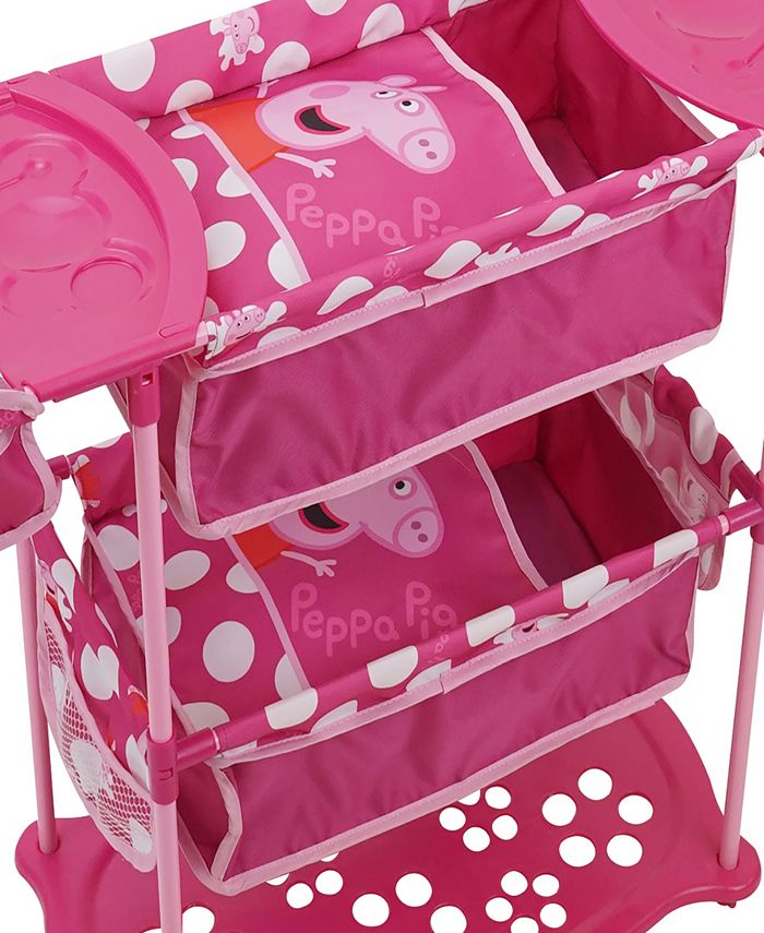 Peppa Pig Doll Twin Pink And White Dots Care Station - Macy's