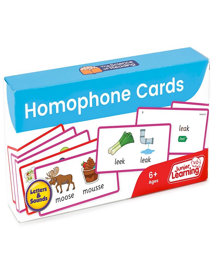 Junior Learning Homophone Flashcards - Macy's
