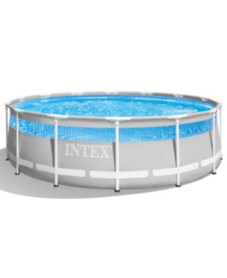 Intex 14" X 42" Prism Frame Clearview Premium Pool Set - Macy's