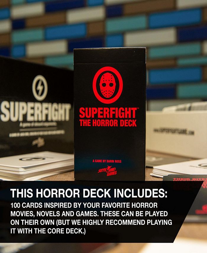 SUPERFIGHT The Horror Deck Card Game - Macy's