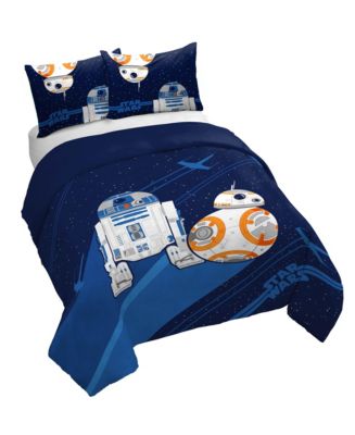 Saturday Park Star Wars Droids 100% Organic Cotton Full/Queen Duvet ...