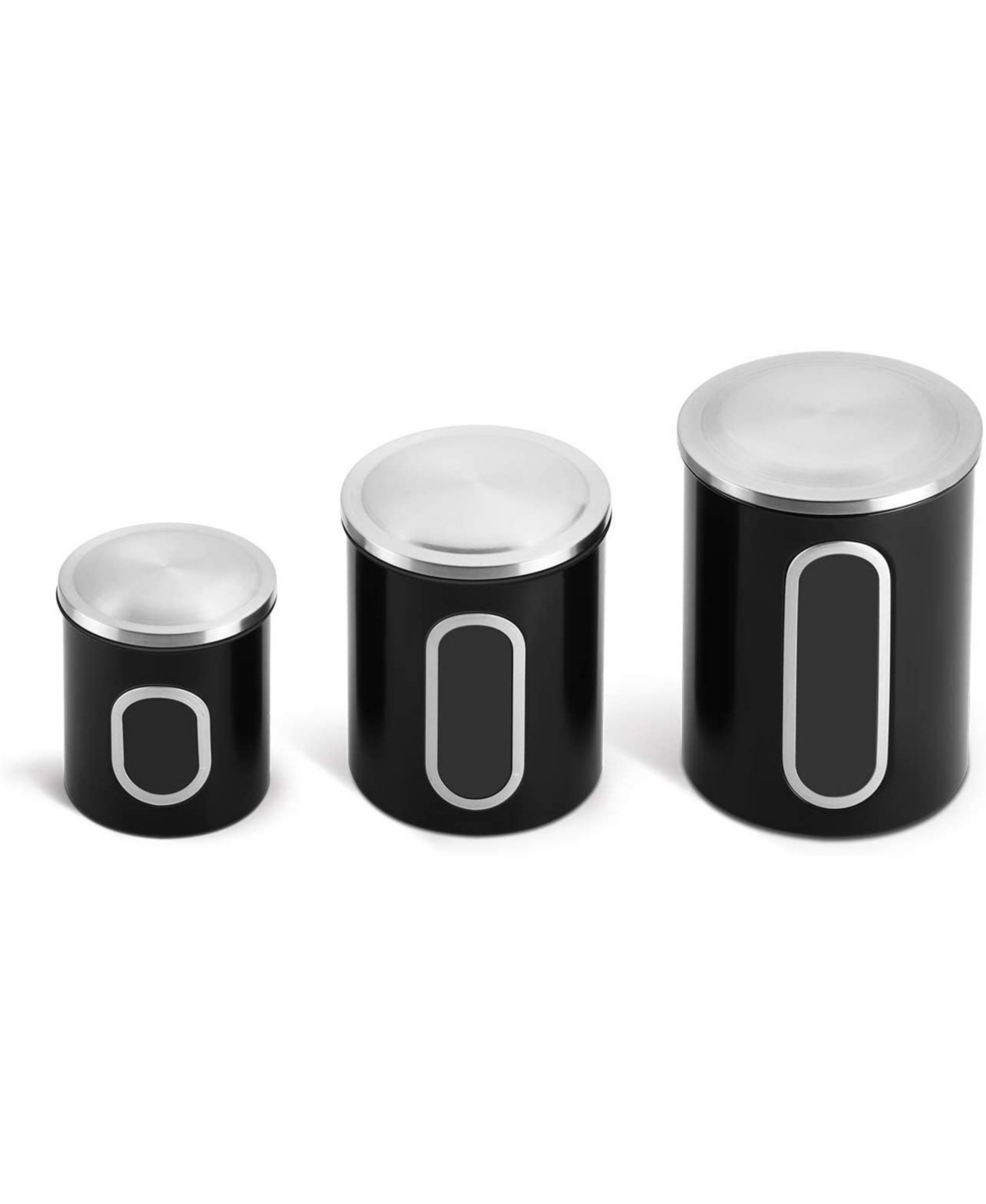 Click here for Megacasa 3 Piece Stainless Steel Canister Set in B... prices