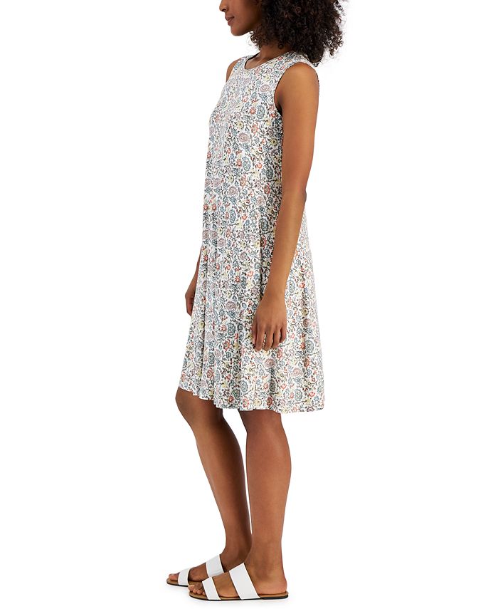 Style & Co Women's Printed Flip-Flop Dress, Created for Macy's - Macy's