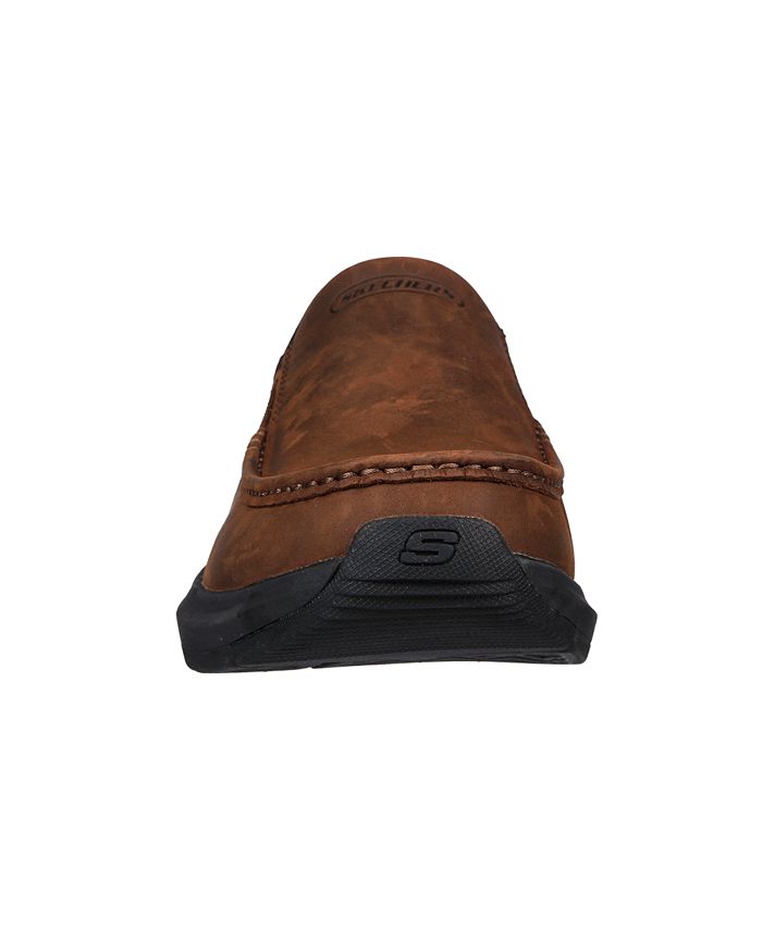 Skechers Men's Slip-Ins Relaxed Fit- Parson - Oswin Slip-On Moc Toe ...