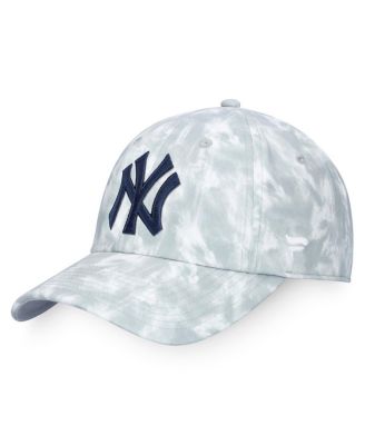 Women's Majestic Gray New York Yankees Smoke-Dye Adjustable Hat - Macy's