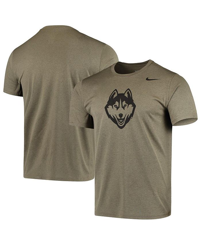 Nike Men's Olive UConn Huskies Tonal Logo Legend Performance T-shirt ...