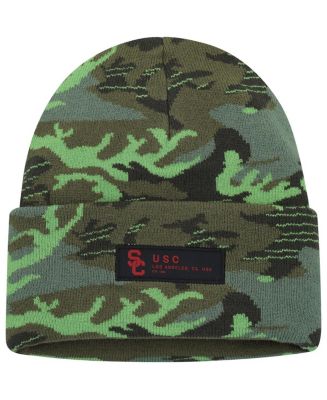 Men's Nike Camo USC Trojans Veterans Day Cuffed Knit Hat - Macy's