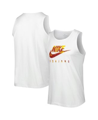 Men's Nike White USC Trojans Spring Break Futura Performance Tank Top ...
