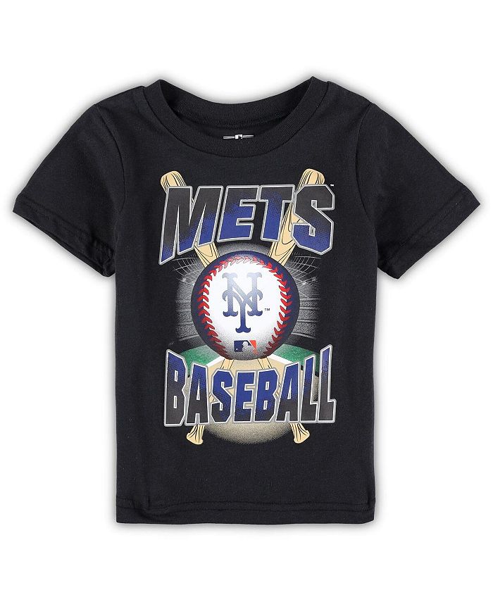 Outerstuff Toddler Boys and Girls Black New York Mets Special Event T ...