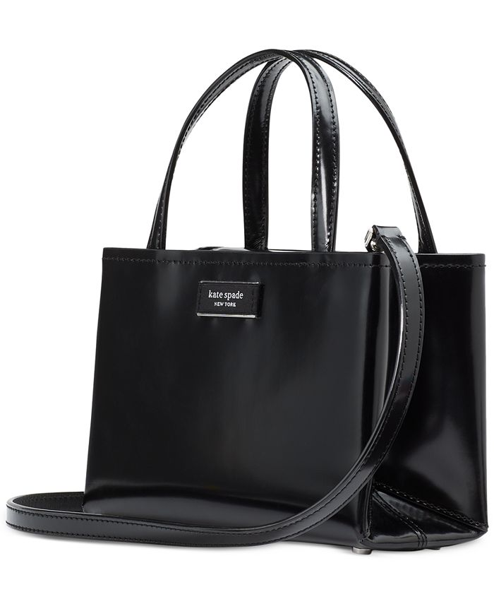 kate spade new york Sam Icon Spazzolato Leather Mini Tote - Macy's