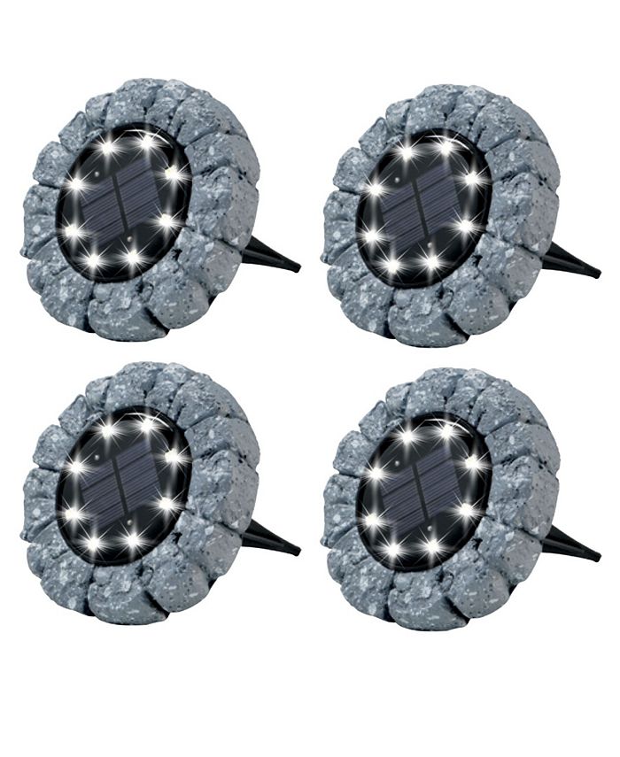 Bell + Howell Solar Powered 8 Integrated LED Super Bright In-Ground ...