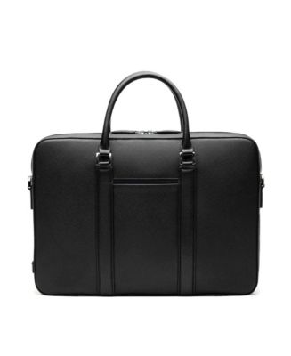 MAVERICK & CO. Men's Manhattan Monochrome Leather Briefcase - Macy's