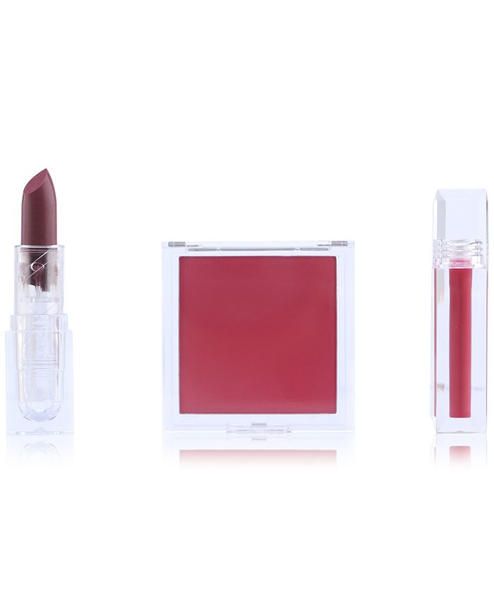 Created For Macy's 3-Pc. Lip & Cheek Set - Rose, Created for Macy's ...