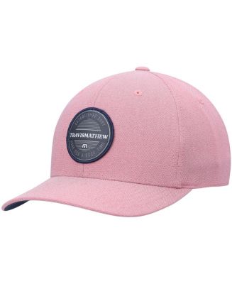 Men's Travis Mathew Heathered Red Ten to Two Flex Hat - Macy's