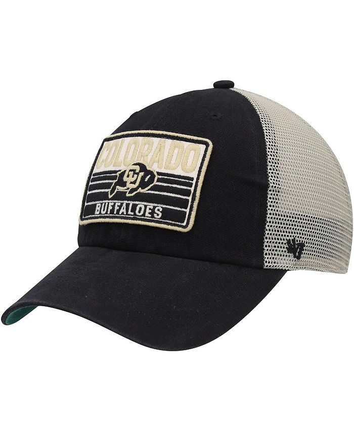 '47 Brand Men's Black, Natural Colorado Buffaloes Four Stroke Clean Up ...