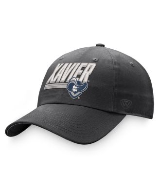 Top of the World Men's Charcoal Xavier Musketeers Slice Adjustable Hat ...