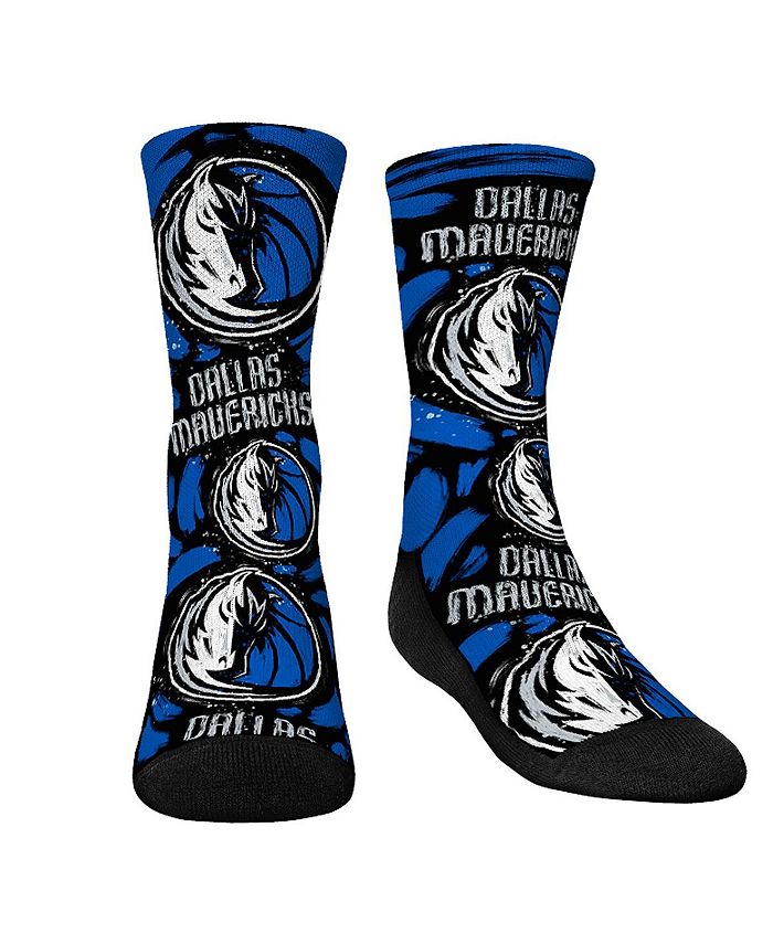 Rock 'Em Youth Boys and Girls Socks Dallas Mavericks Allover Logo and ...