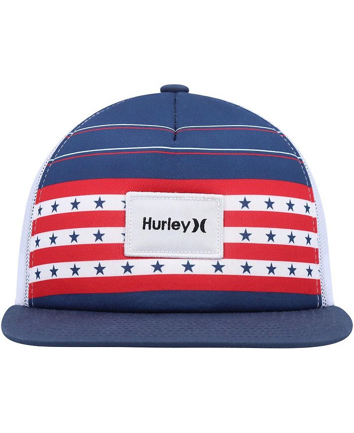 Hurley Men's Navy United Trucker Snapback Hat - Macy's