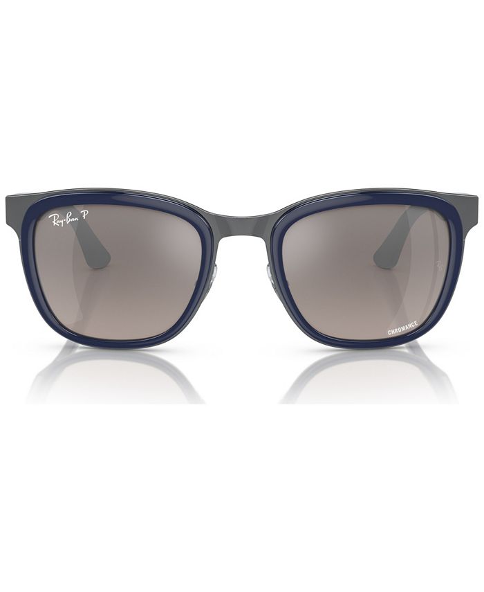 Ray-Ban Unisex Polarized Sunglasses, Clyde - Macy's