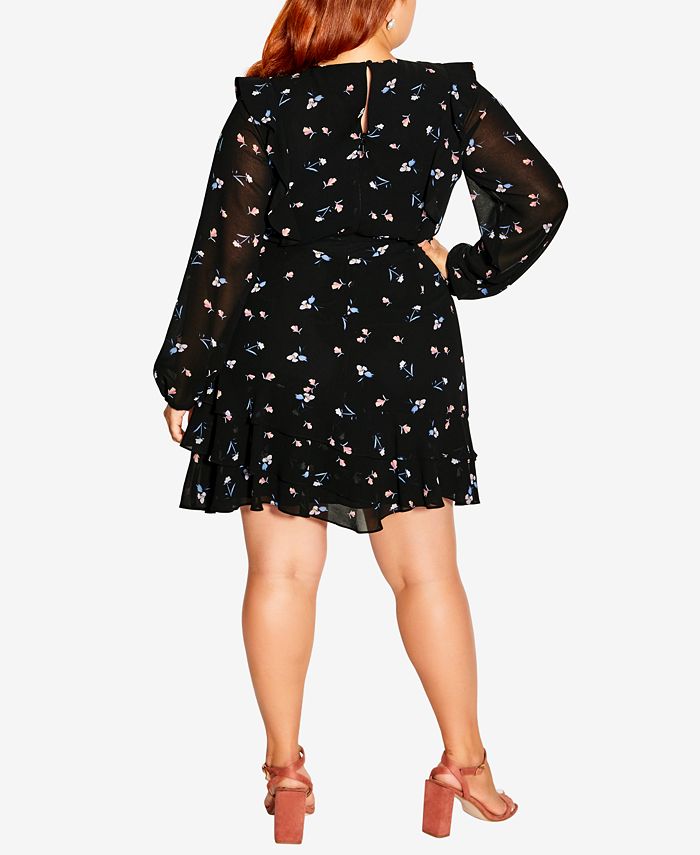 City Chic Trendy Plus Size Christina Dress - Macy's