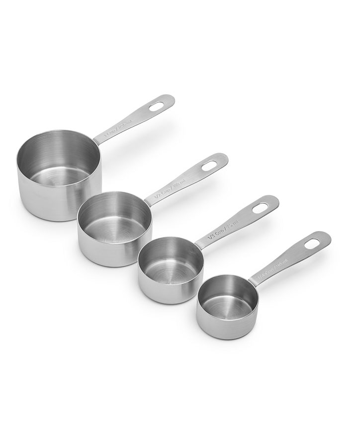 The Cellar 4-Piece Stainless Steel Measuring Cups - Macy's