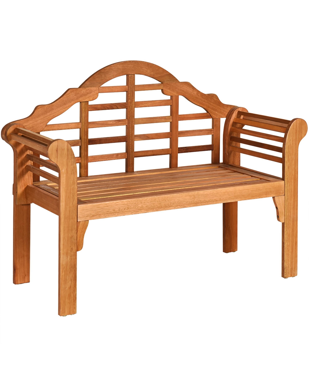 Click here for Costway 49 Outdoor Folding Bench Eucalyptus Wood B... prices