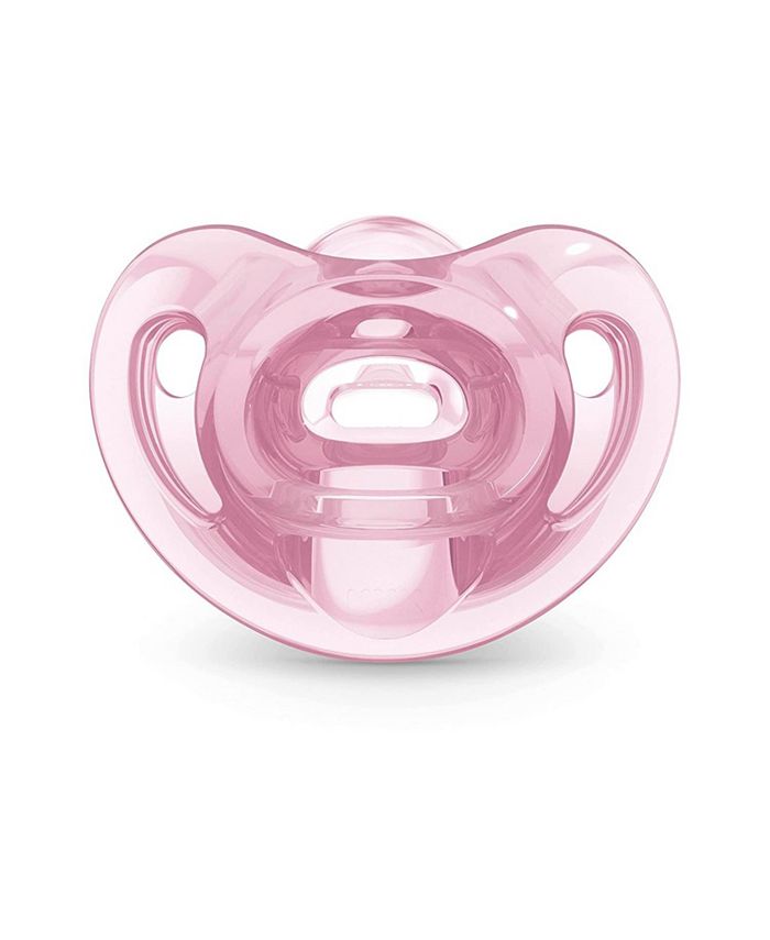 NUK Baby Comfy Pacifiers, 0-6 Months, 6 Pack, Pink - Macy's