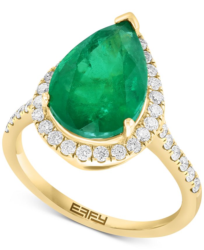 EFFY Collection EFFY® Emerald (2-7/8 ct. t.w.) & Diamond (1/2 ct. t.w ...