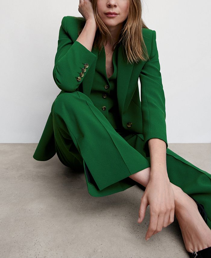 MANGO Women's Straight Suit Pants - Macy's