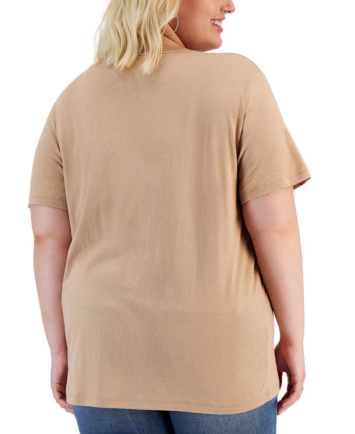 Grayson Threads, The Label Trendy Plus Size Cotton Dreamer Graphic T ...