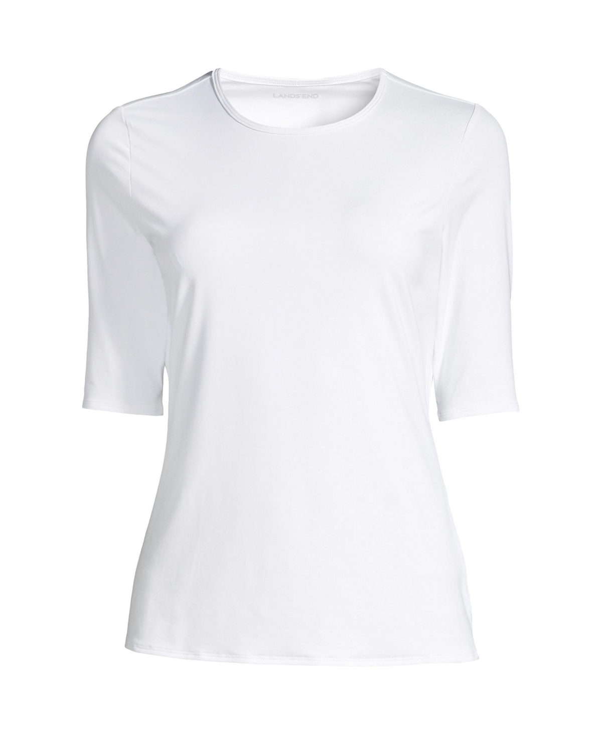 Click here for Lands End Petite Crew Neck Rash Guard Upf 50 Swim... prices