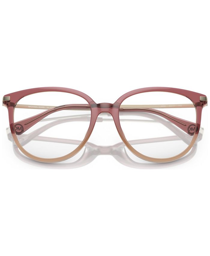 Michael Kors Women's Round Eyeglasses, MK4106U 54 - Macy's