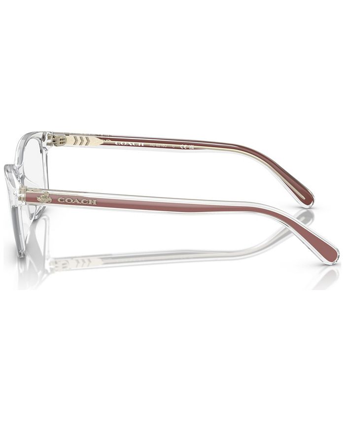COACH Women's Rectangle Eyeglasses, HC6216U 51 - Macy's