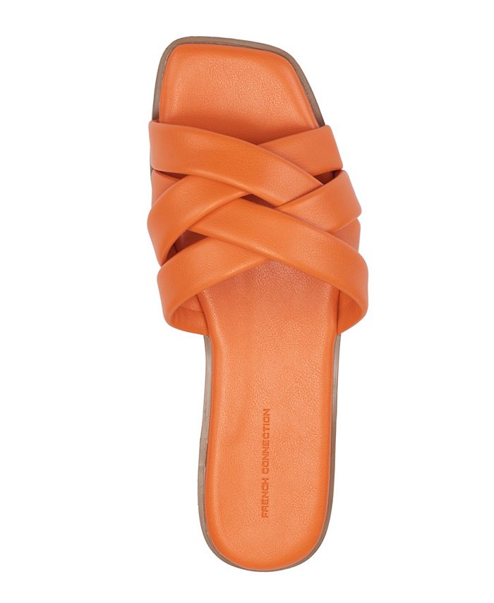 French Connection Women's Shore Flat Strappy Sandals - Macy's