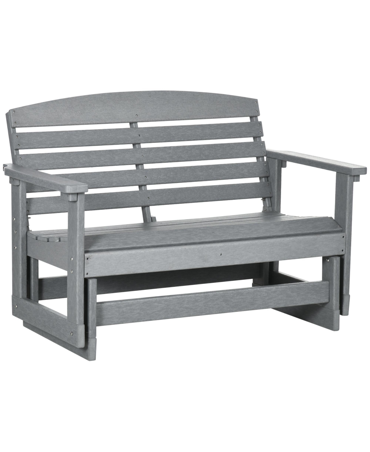 Click here for Outsunny Patio Glider Bench w/ Hdpe Slatted Double... prices