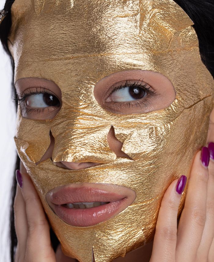 Skin Gym Red Carpet VIP Gold Foil Face Mask, 3-Pk. - Macy's