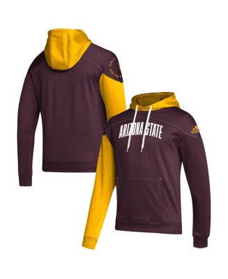 Men's adidas Maroon Arizona State Sun Devils Block Stadium Pullover ...