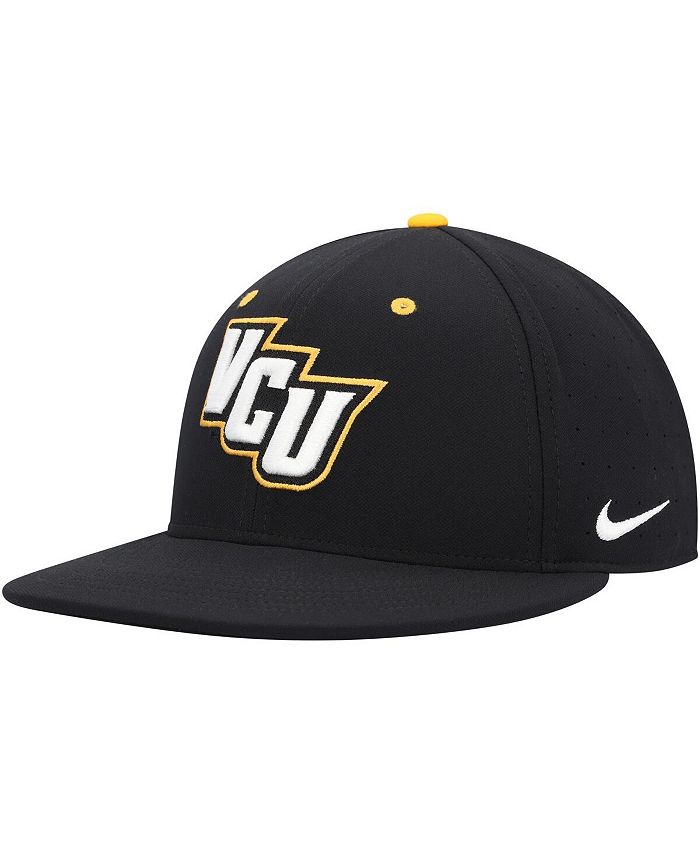 Nike Men's Black VCU Rams True AeroBill Performance Fitted Hat - Macy's