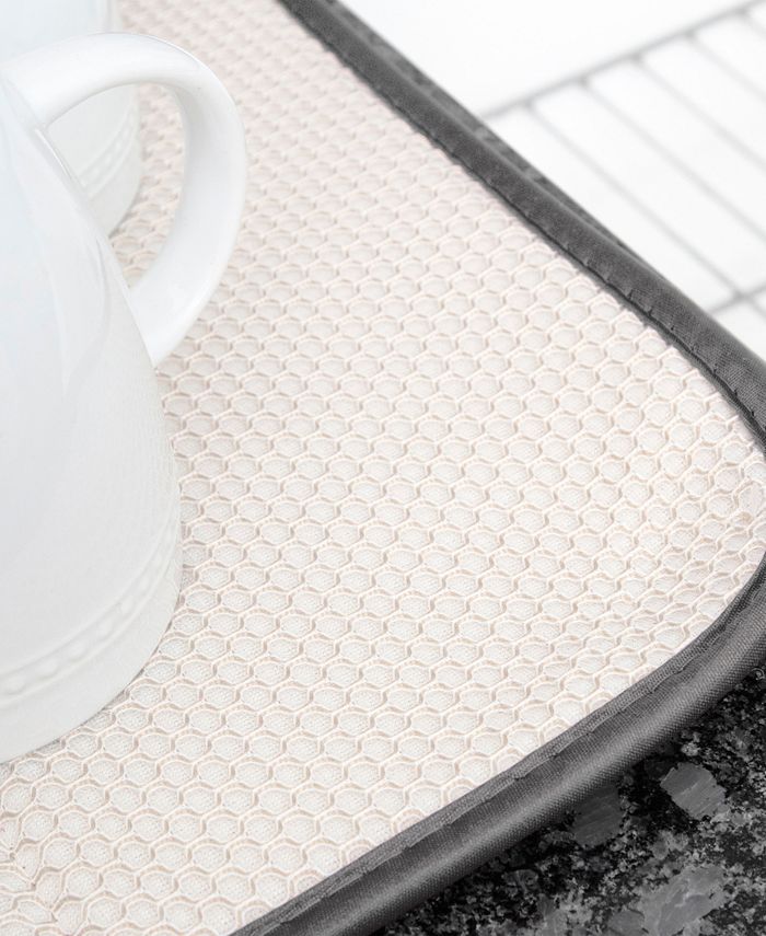 T-Fal Microfiber Dish Drying Mat Reverses to Mesh, Set of 2 - Macy's