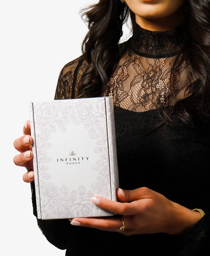 Infinity Roses Single White Real Rose Preserved To Last Over A Year ...