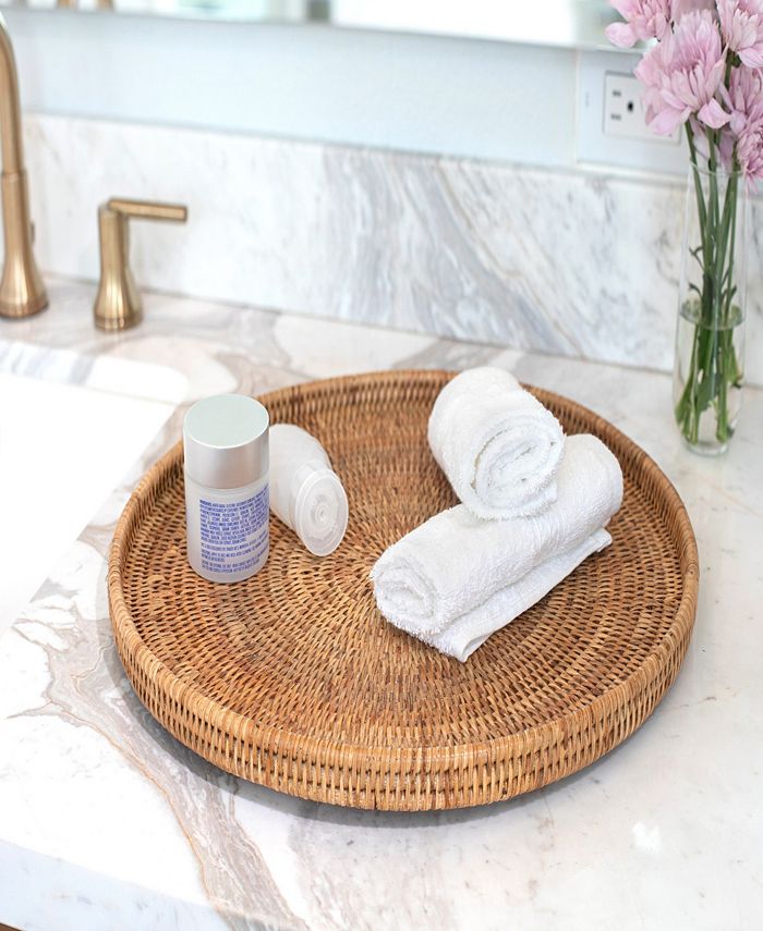 Artifacts Trading Company Round Flat Tray - Macy's