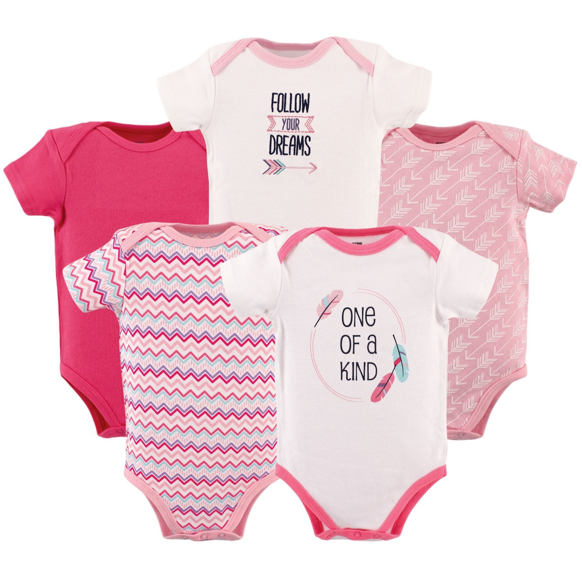Click here for Hudson Baby Baby Girls Hudson Essential 5-Piece Co... prices
