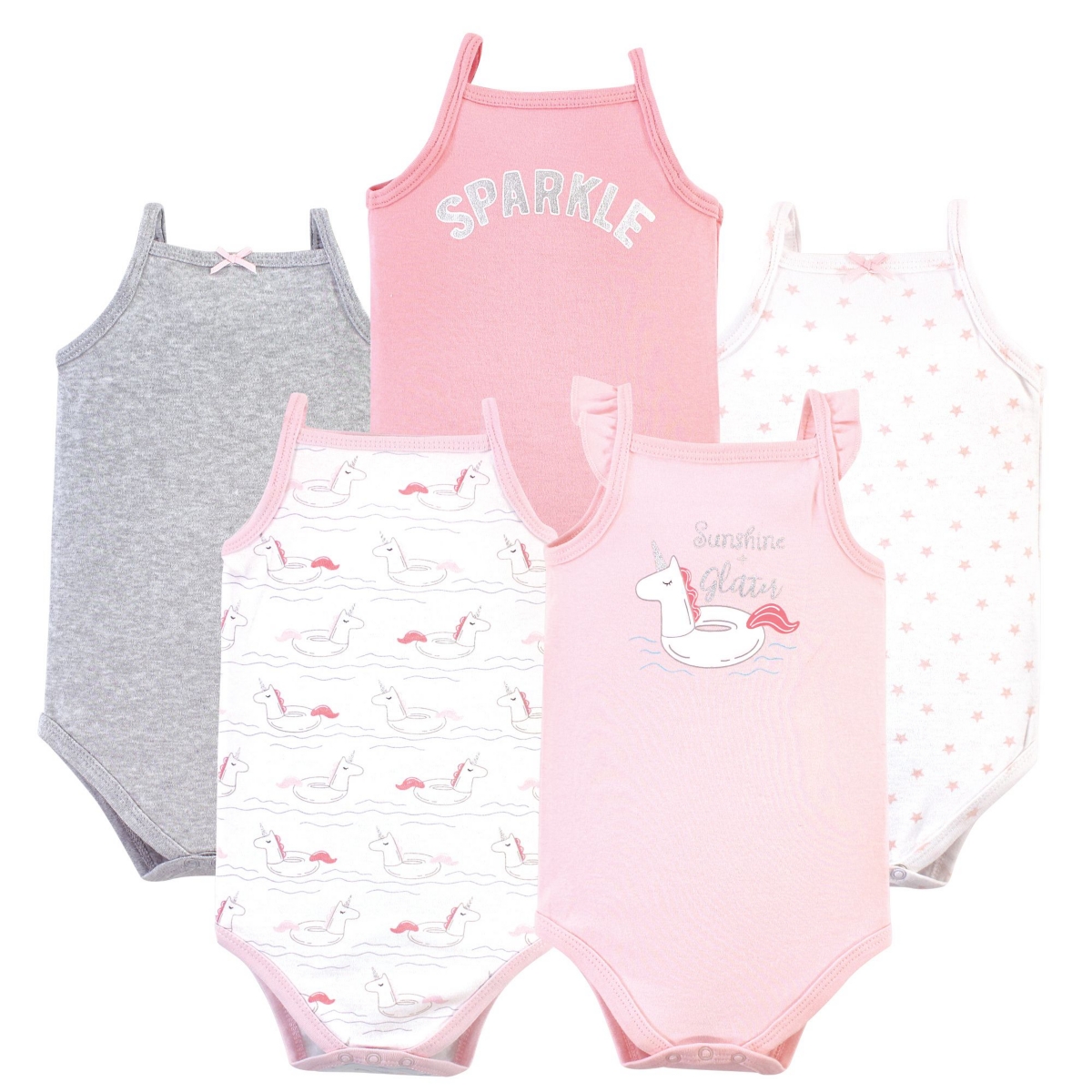 Click here for Hudson Baby Baby Girls Hudson Cotton Sleeveless Bo... prices