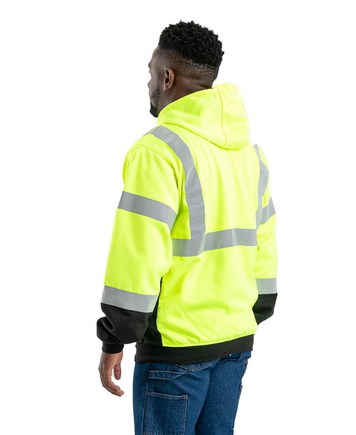Berne Men's Hi Vis Class 3 Color Block Hooded Sweatshirt Regular - Macy's