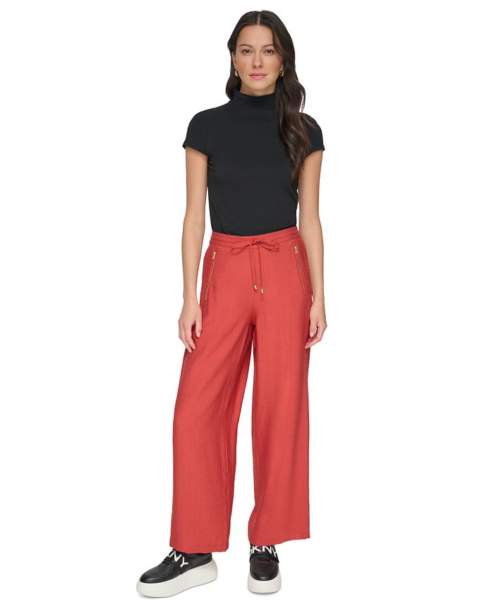 DKNY Women's Pull-On Drawstring Pants - Macy's