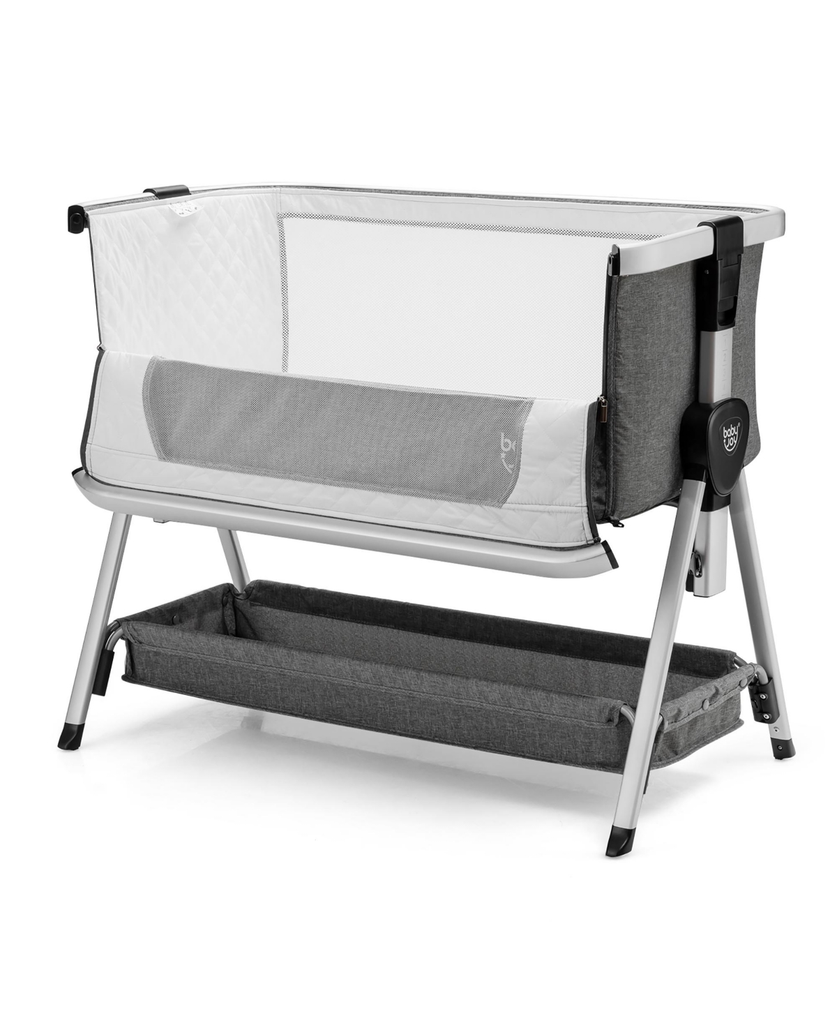 Click here for Costway Baby Bed Side Crib Portable Adjustable Tra... prices