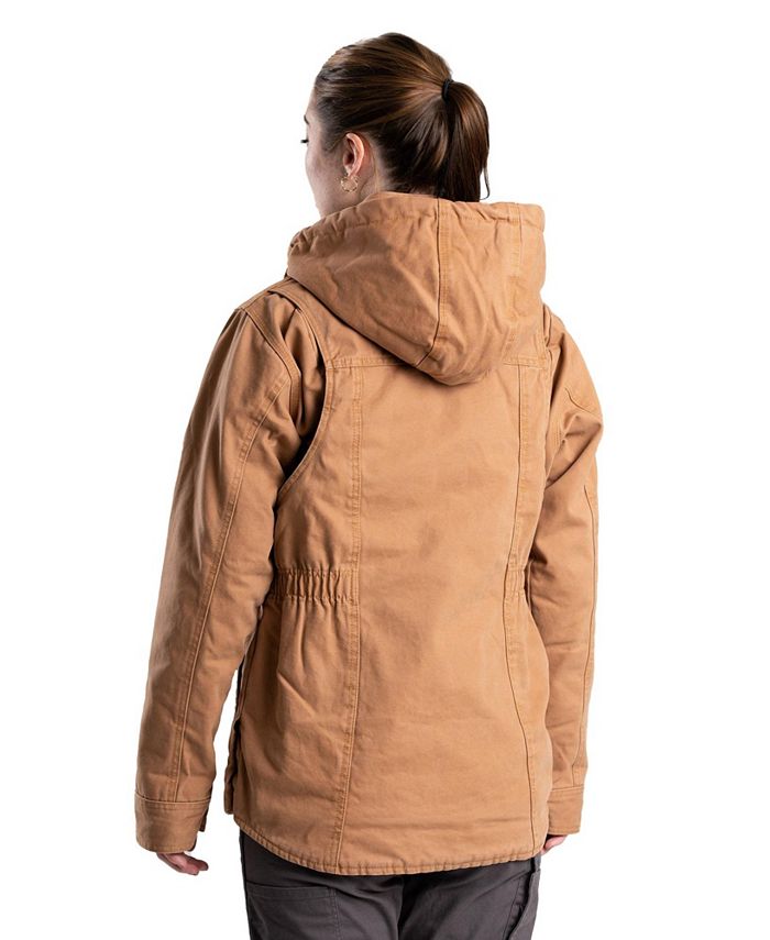 Berne Women's Vintage Washed Duck Barn Coat - Macy's