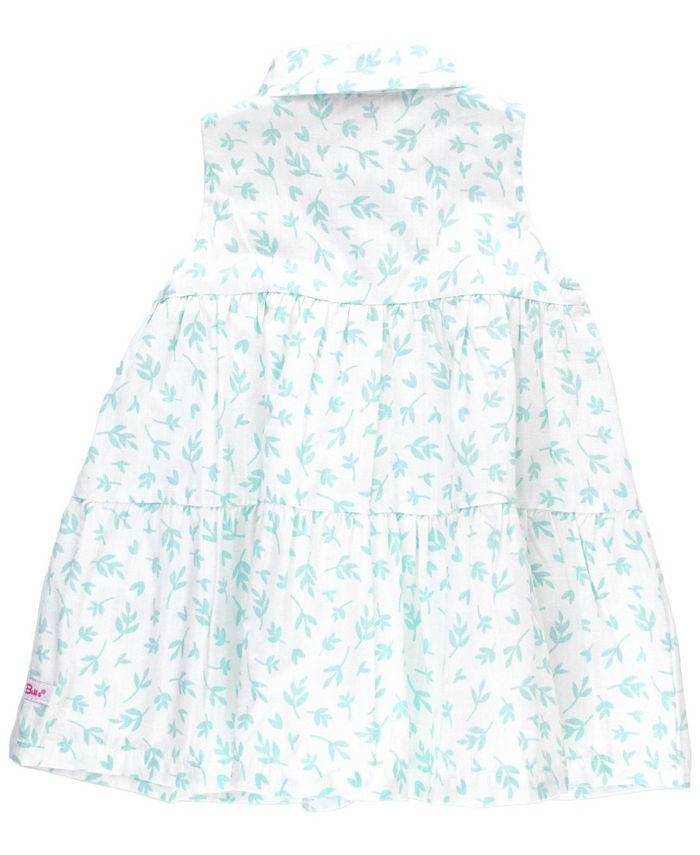 RuffleButts Baby Girls Tiered Sleeveless Shirt Dress - Macy's